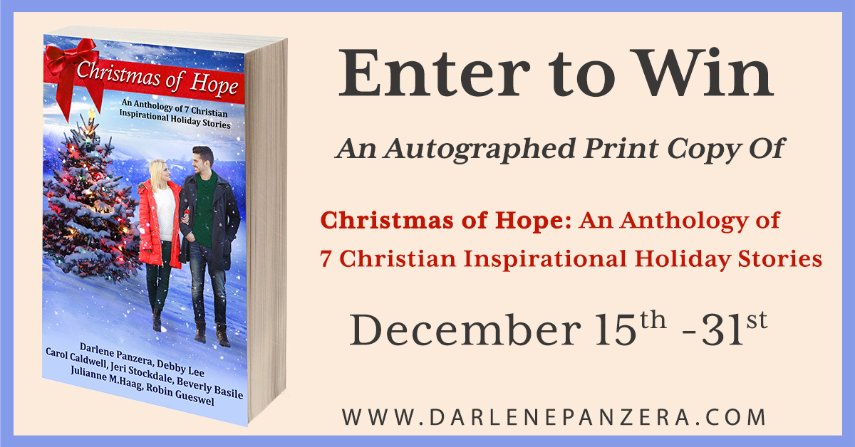 Christmas of Hope Book Giveaway December 2020 - Darlene Panzera